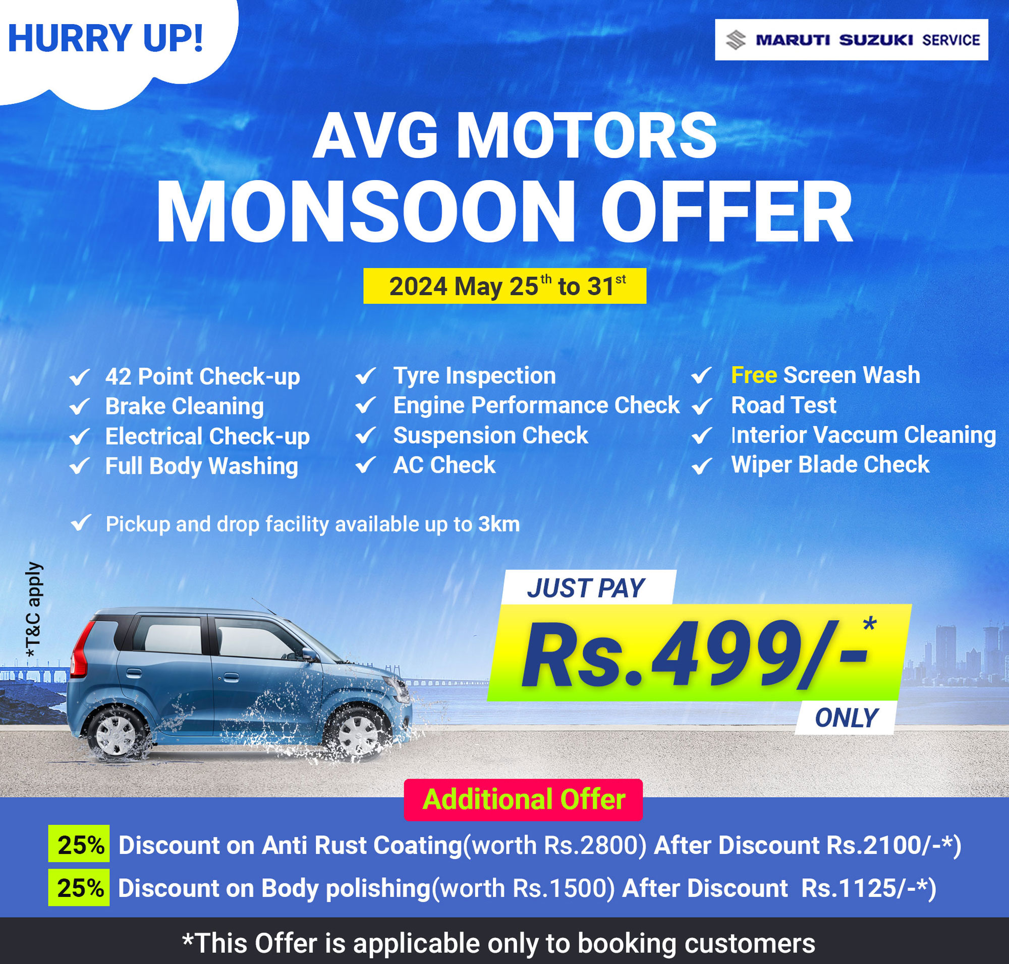 MONSOON SPECIAL OFFER - AVG